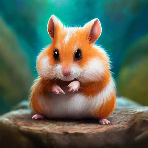 «Милый хомяк — картинка создана в Шедевруме