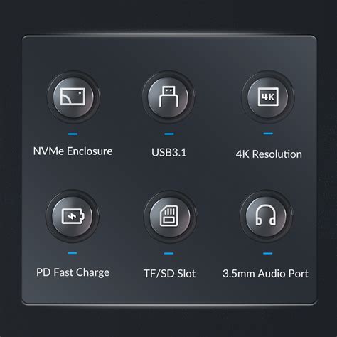 Orico 9 In 1 Type C Multifunctional Docking Station Wit