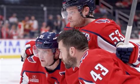 How Ethen Frank Became Part Of One Of The Capitals Weirdest Warmup Routines I Didnt Know
