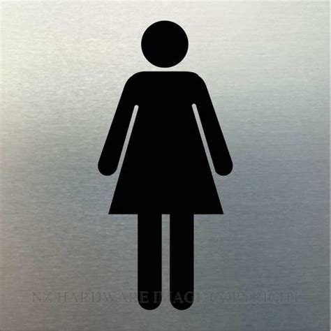 Markit Graphics Sss324 Female Symbol Sign Sa Black On Silver