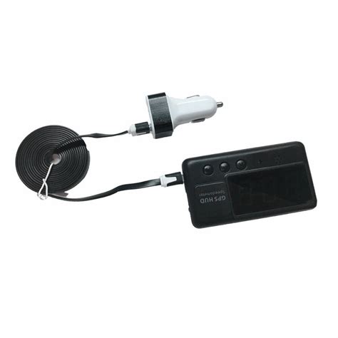 Universal Gps Hud Digital Head Up Display Car Speed Warning 3 Usb Adapter Heads Up Display Car