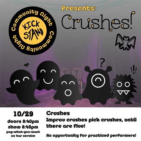 Crushes — Kickstand Comedy — Portland Oregon Comedy
