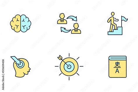 Neuro Linguistic Programming Nlp Icons Set Neuro Linguistic Programming Nlp Pack Symbol Vector