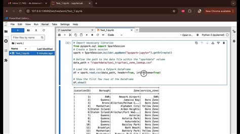Reading A Csv File Using Pyspark In Jupyter Notebook Youtube