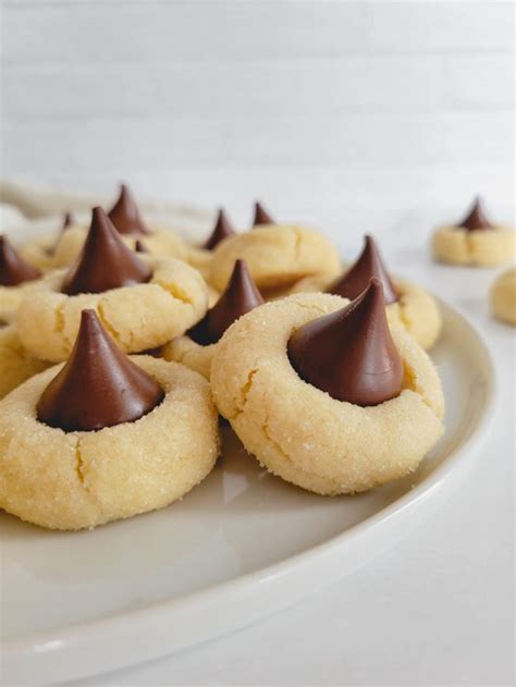 Sugar Cookies With Hershey Kisses Nut Free My Happy Bakes