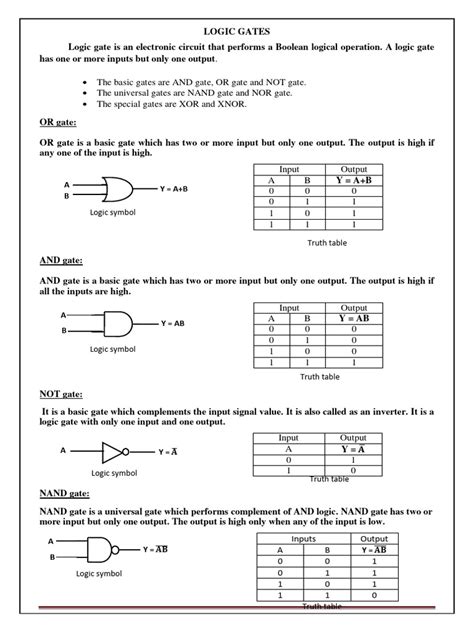 logic gate download free pdf logic gate electronic circuits