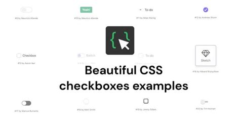 Beautiful Css Checkboxes Examples Rwebdesign