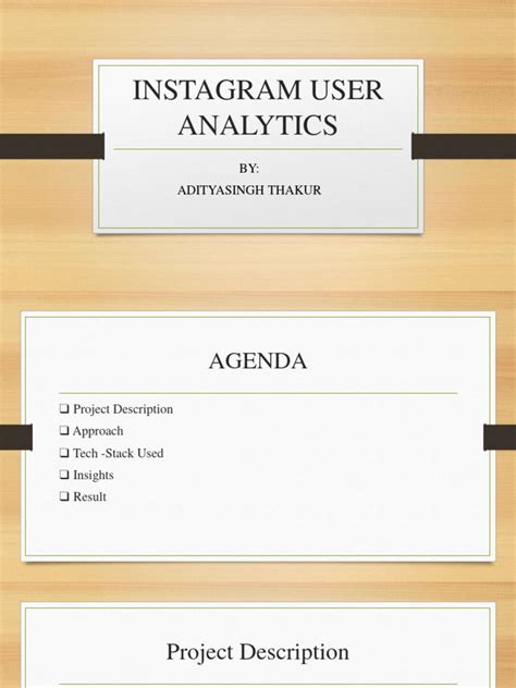 Instagram User Analytics Pdf My Sql Databases