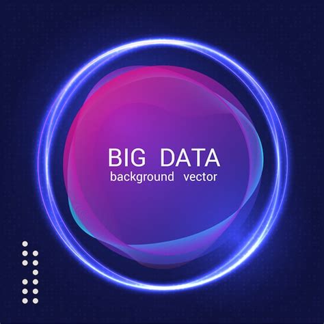 Premium Vector Abstract Colorful Big Data Background