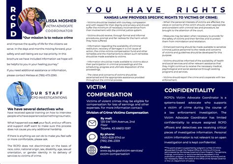 Victim Services Brochure Riley County Police Department Ks