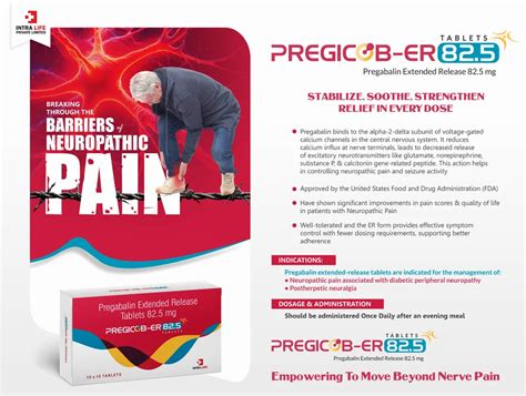 Pregabalin Extended Release At ₹ 250strip Nervigesic In Bengaluru Id 2855417015333
