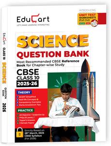 Educart CBSE Question Bank Class 10 Science 2025 26 On New Syllabus 2026 Introducing Unit Test