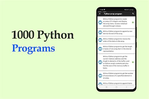 Python Programs 1000 Program For Android Download