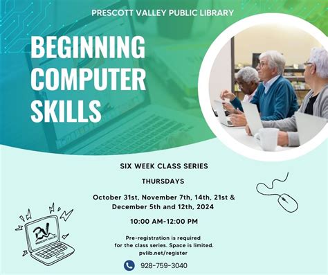 Beginning Computer Skills Class In Person Program Pre Registration