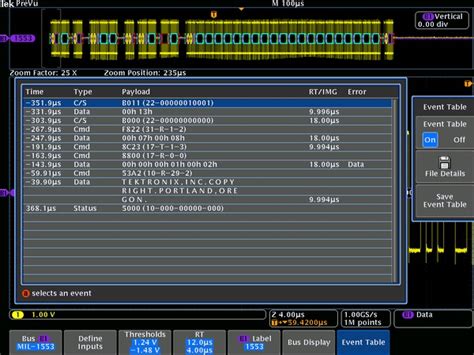 serial triggering and analysis application modules tektronix