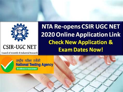 Nta Csr Ugc Test For Jrf And Net June 2020 Online Form Reopen