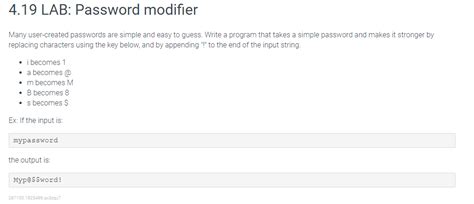 Solved 419 Lab Password Modifier Many User Created Pass