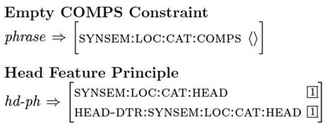 Constraint Based Syntax 2 Week 5 English Grammar