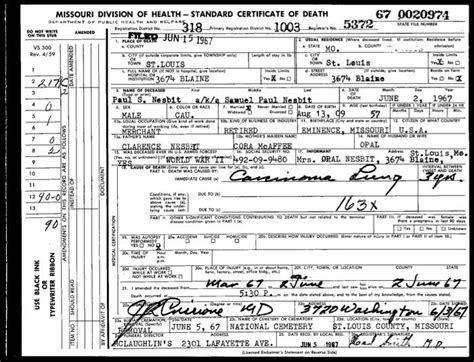 Paul Samuel Nesbit 1909 1967 Find A Grave Memorial