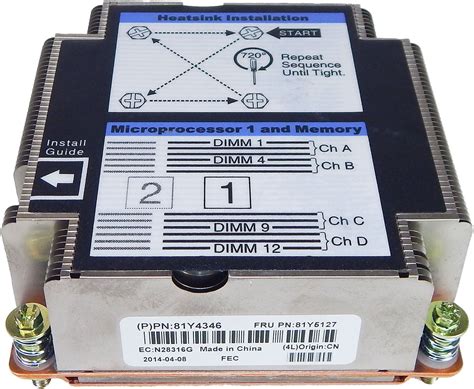 IBM Flex System X CPU Heatsink Y Y Walmart Com