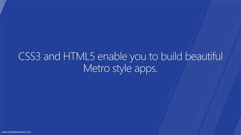 Ppt Designing Metro Style Apps Using Css3 Powerpoint Presentation