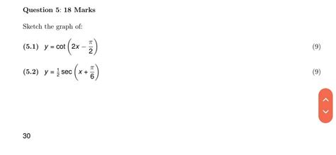 Solved Question Marks Sketch The Graph Of Y Chegg Com