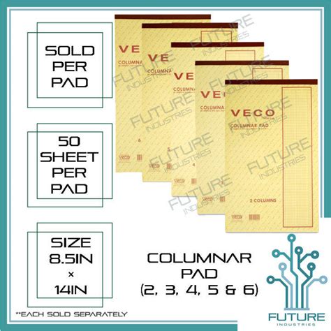 Columnar Pad 3 Columns At Molly Nielsen Blog