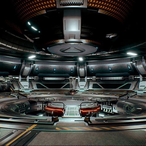 Sci Fi Industrial Scene 3d Render Digital Art By Qwestgamp