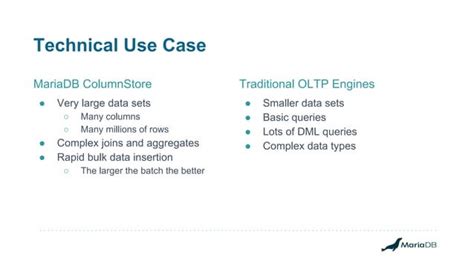 Understanding The Architecture Of Mariadb Columnstore
