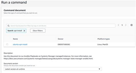How To Create Ssm Documents And Use Them To Install Packages Massively With Run Command