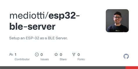 Github Mediottiesp32 Ble Server Setup An Esp 32 As A Ble Server