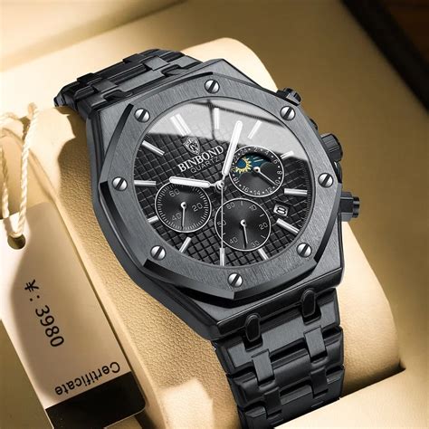 Quartz Rel Gios De Luxo Masculino Sport Rel Gios De Pulso Rel Gio Cron Grafo Masculino