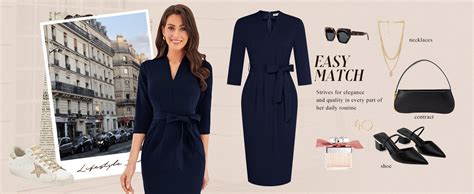 Professional Dress For Women Purple Bodycon Dress 3 4 Sleeve With