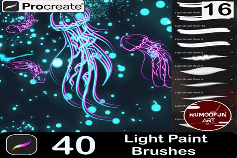 Light Paint Brushes For Procreate Design Cuts