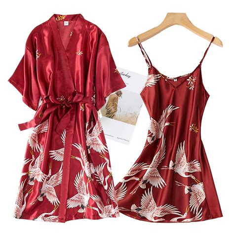 Jual Cod Fanmu Baju Tidur Kimonobaju Tidur Pengantinkimonobaju Tidur Satin Sexybaju Tidur