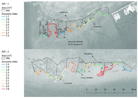 Extent Quantification For Aoi 1 And Aoi 2 Blacked Outline Polygons Download Scientific Diagram