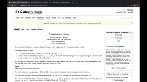 1559c Mocha And Hikingcodeforces Round738div 2graphs