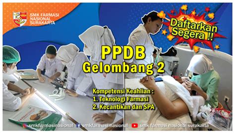 Banner Ppdb Smk Farmasi Smk Farmasi Nasional Surakarta