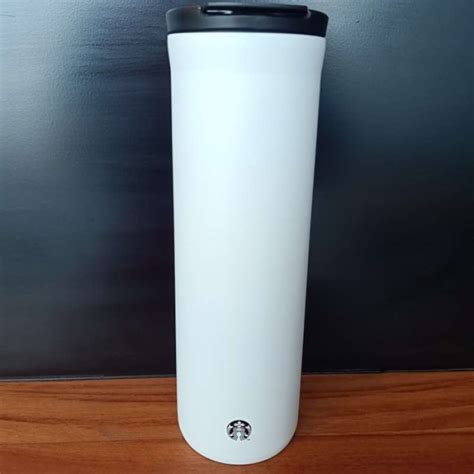 Promo Tumbler Starbucks White 16oz Stainles Diskon 23 Di Seller Aizen