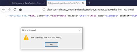 Typescript Sandbox Does Not Work In Firefox Fails With Typeerror Illegal Constructor · Issue