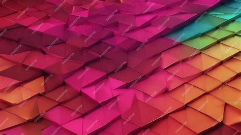 Premium Photo Parametric Background Based On Triangular Grid With Different Pattern Of