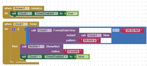 Call Procedure At Specific Time MIT App Inventor Help MIT App Inventor Community