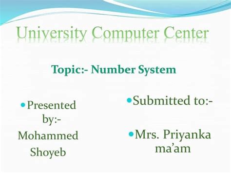 Data Representation Ppt