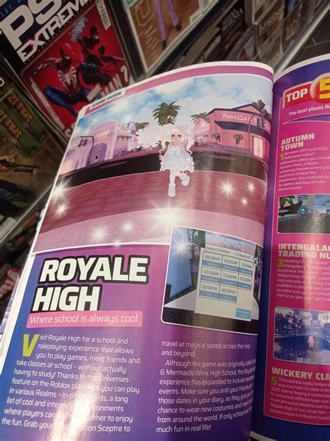 Omg I Found This Magazine 😭😭 Rroyalehighroblox