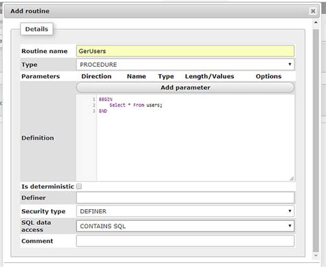 Create And Execute Stored Procedure In Phpmyadmin By Nishit Maheta