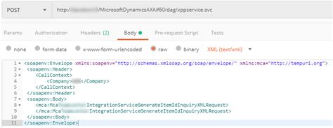 Using Postman To Test Ax 2012 Web Services Dag Calafell Iii