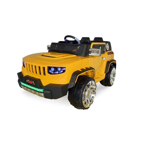 94 519 fenomen kumandalı akülü araba 4x4 sarı 12 volt sarı