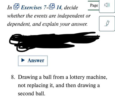 Solved Whether The Events Are Independent Or Dependent And