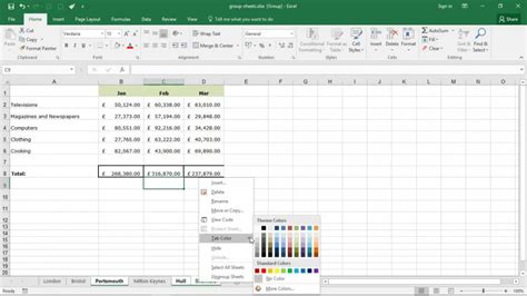 How To Group Worksheet On Excel Printable Pdf Template