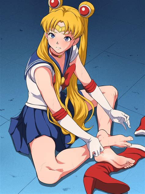 Tsukino Usagi And Sailor Moon Bishoujo Senshi Sailor Moon Drawn By